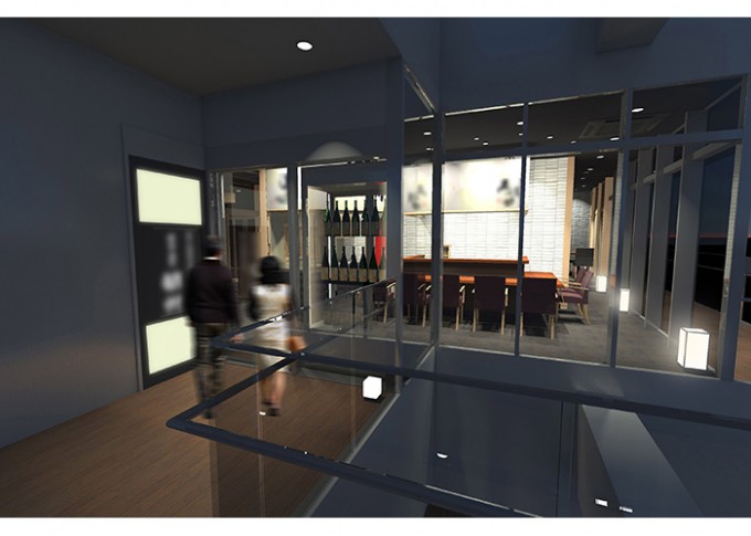 今月の一枚＜Smoor design/スムールデザイン 渡辺隆弘 隠れた名店＞ | 建築パース.com