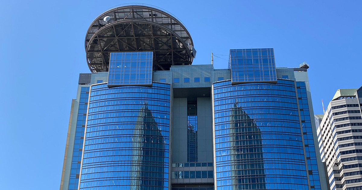 TBS放送センター | 日本建築めぐり | 建築パース.com