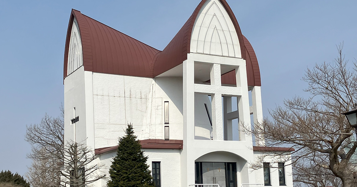 日本聖公会函館聖ヨハネ教会 | 日本建築めぐり | 建築パース.com